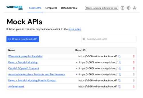 WireMock Cloud: API Mocking Platform WireMock Cloud: API Mocking Platform